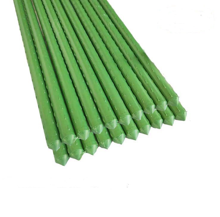 30pcs 1800mm x 11mm Green Garden Stakes PVC Coated Plant Supports Clim ...