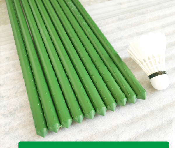 50pcs 1800mm x 16mm Green Garden Stakes PVC Coated Plant Supports Clim ...
