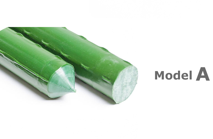 50pcs 1800mm x 16mm Green Garden Stakes PVC Coated Plant Supports Clim ...